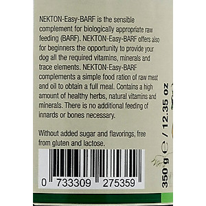 Nekton-Dog Easy Barf Raw Food Supplement 350gm (12.35oz)