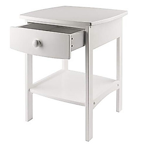 Winsome Wood Claire Accent Table, White