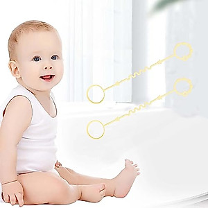 RTMOK Sippy Cup Strap Keep Bottles and Sippy Cups Off The Floor, Sippy Cup Holder Strap Suitable for High Chairs, Strollers and Water Bottles- Dishwasher Safe