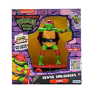 Teenage Mutant Ninja Turtles 5" Sewer Shredders, Raphael, Movie Edition, Ages 3+