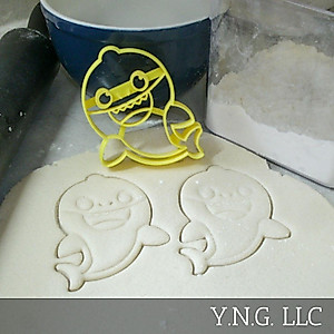 INSPIRED BY BABY SHARK CARTOON SONG SOCIAL MEDIA VIDEO COOKIE CUTTER MADE IN USA PR995