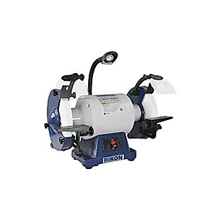 RIKON Power Tools 80-808 8" 1 hp Low Speed 1725 RPM Bench Grinder