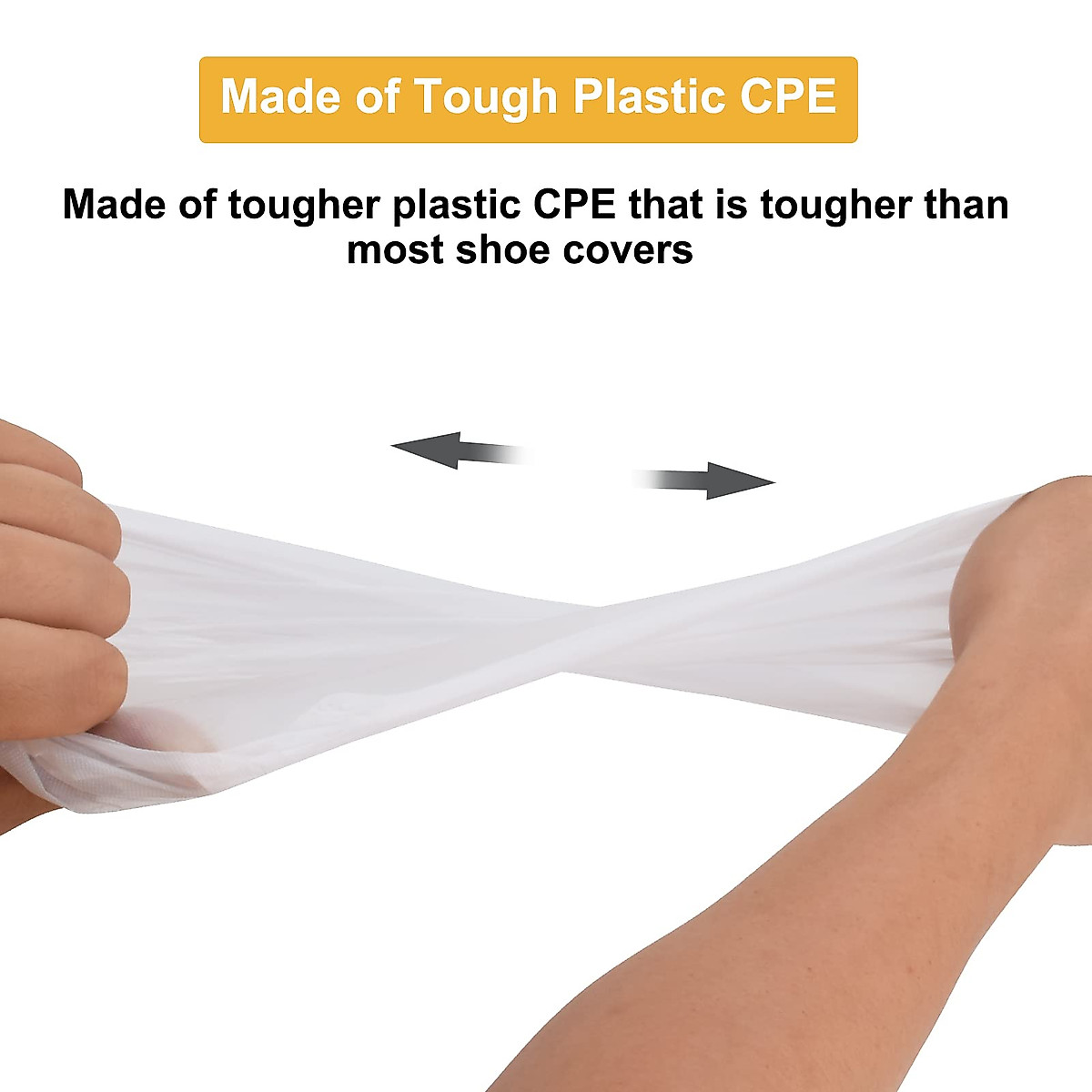 Disposable Shoe Covers 200Pack(100Pairs) Boot & Shoe Cover Disposable Non Slip Waterproof One Size Fits Most for Garden Carpet Guests Booties