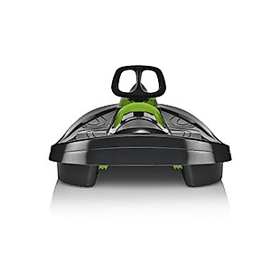 Gizmo Riders 2-Seater Ski Sled with Differential Steering System and Deep Digging Brake - Stratos Mystic Green