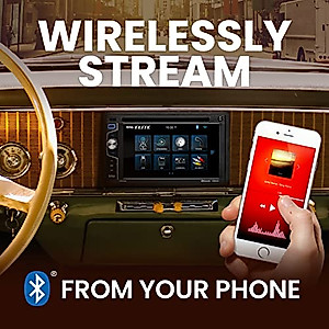 BOSS Audio Systems Elite BV755B Car Stereo System - 6.2 Inch Double Din Touchscreen, Bluetooth Head Unit, AM/FM Radio Receiver, CD Player, USB, SD, Aux In, Hook Up To Amplifier