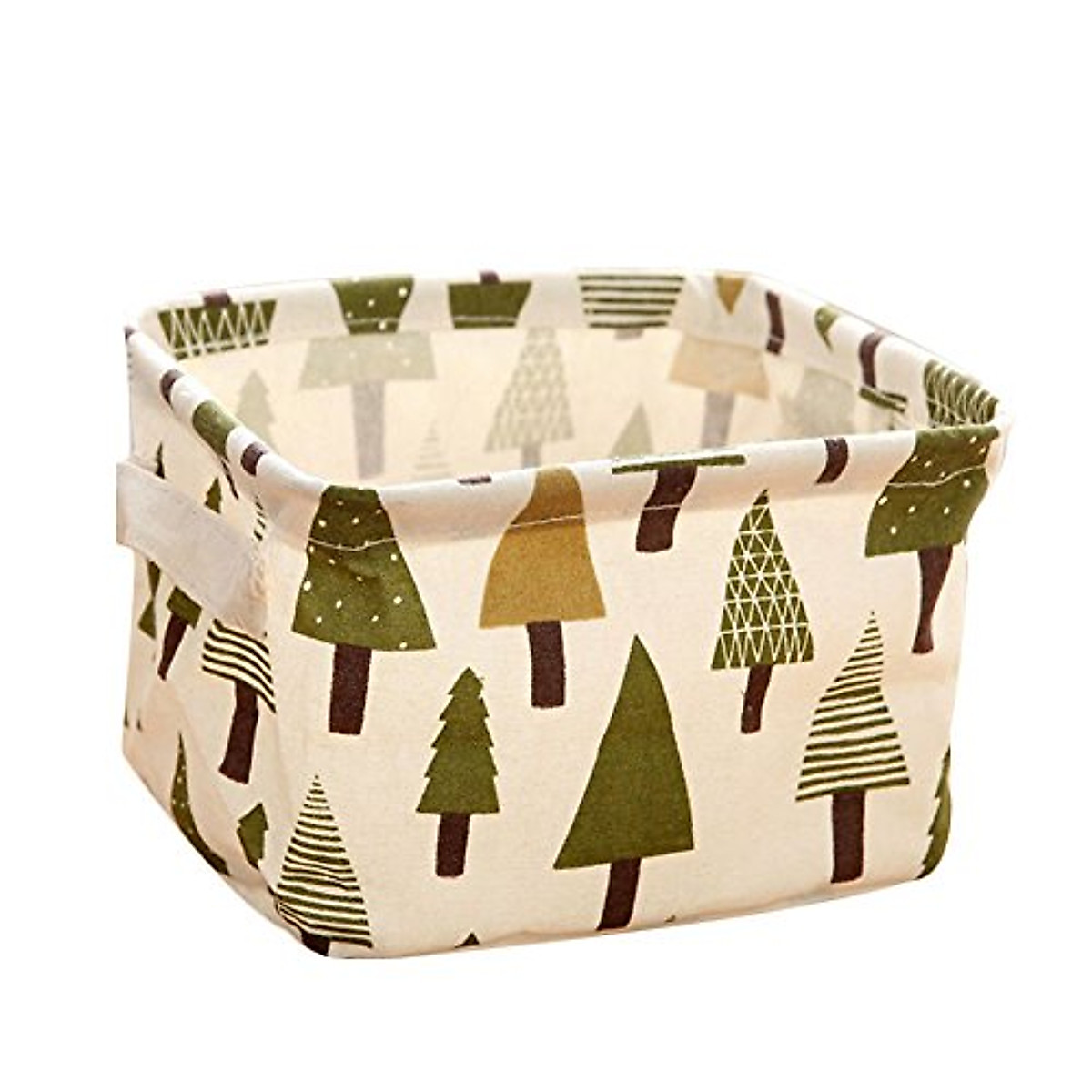 Collapsible Storage Bins Basket Organizers Canvas Bag Foldable Storage BinsToy Organizer for Nursery Storage, Kid's Toy & Laundry, Gift Baskets,Pack of 4