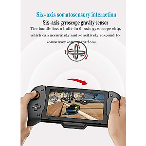 DOBE FOMIS ELECTRONICS TNS-19252 switch controller Plug and Play for N- Switch Charge and Play Games at Same time with six-axis Gyroscope Gravity Sensing Dual-Motor Vibration (19252)