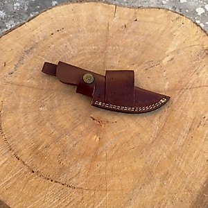 LEATHUX Leather Knife Sheath for Belt