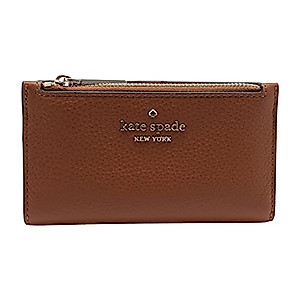 Kate Spade New York Leila Small Slim Bifold Wallet Warm Gingerbread