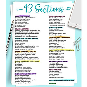Wedding Planner Personal Organizer Diary Engagement Gifts Book & Bride To Be Wedding Planner & Organizer -167 Page Quality Wedding Planning Book, Provides Ultimate Help To Plan Your Wedding