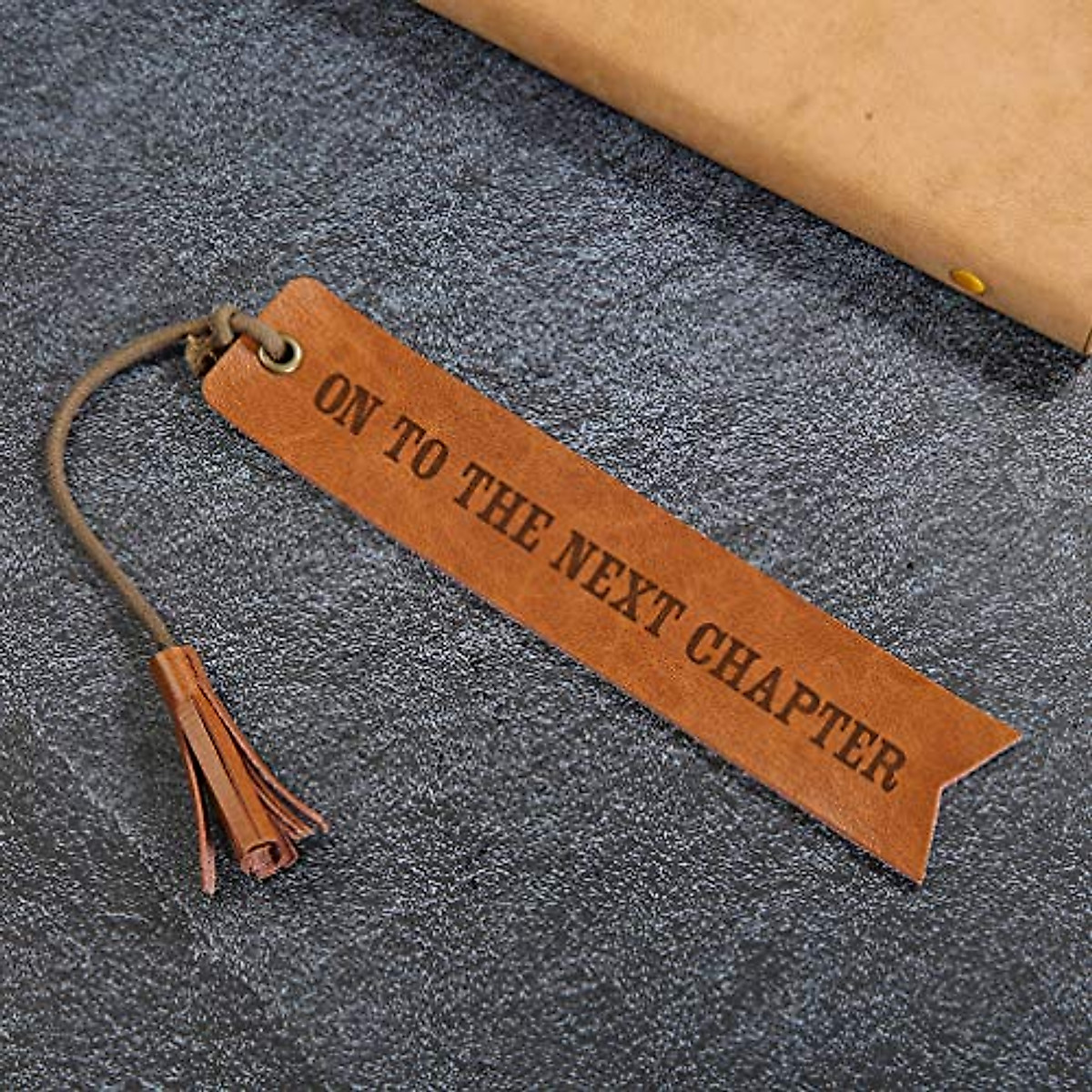 On to The Next Chapter Wedding Reader Leather Bookmark Wedding Party Gift Engraved Wedding Gift Wedding Favor Bookmark Wedding Reader (On The Next Chapter)