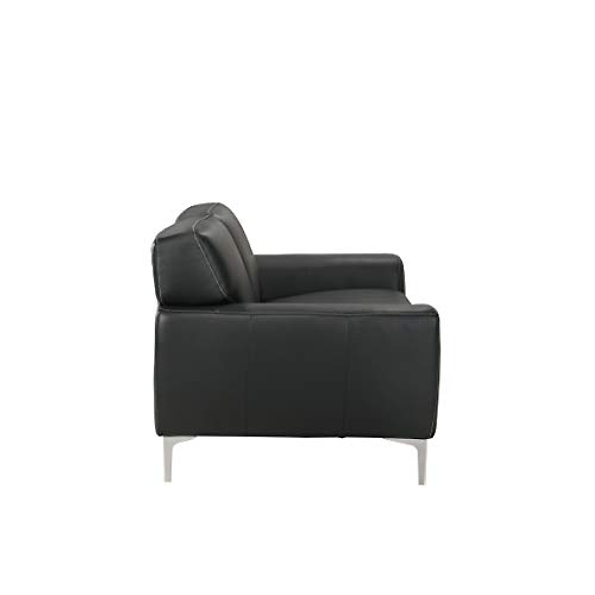 New Classic Furniture Carrara Loveseat, Black