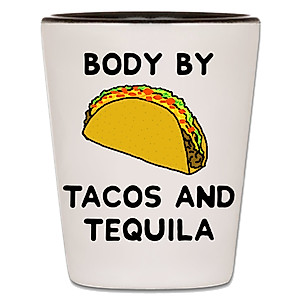Tequila Shot Glasses - Set Of 4 Taco Tuesday & Cinco de Mayo Party Shooters With Funny Quotes & Sayings - Unique Novelty Mexico Drinking Shotglasses - Fun Gift For Men, Women, Adults & 21st Birthday