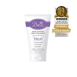 Belli Skincare Acne Control Spot Treatment - Skin Care Treatment - Acne Treatment - Vegan Face Wash - Pregnancy Acne Treatment - Acne Spot Treatment for Face - Face Care