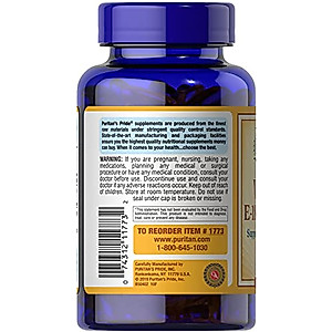 Puritans Pride Vitamin E-400 IU-250 Softgels (31578)