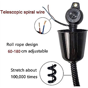 LINKANRUO Hanging Food Heat Lamp Restaurant, Food Heat Lamp 2 Pack Food Warmer Lamp, Food Heating Lamp Commercial Food Service Heat Lamp 110v Lamps(Gold)