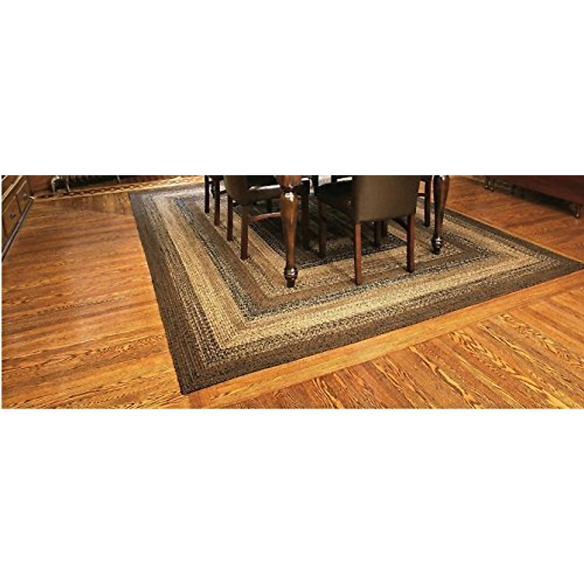 IHF Home Decor | Cappuccino Premium Braided Collection | Primitive, Rustic, Country, Farmhouse Style | Jute/Cotton | 30 Days Risk Free | Accent Rug/Door Mat | 27"x48" Rectangular