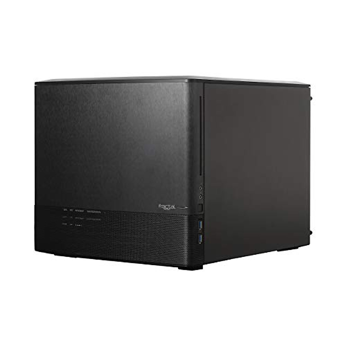 Fractal Design Node 804 - Black - Cube Compact Computer Case - mATX - High Airflow - Modular Interior - 3X Fractal Design Silent R2 120mm Fans Included - USB 3.0 -Window Side Panel