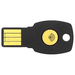 FEITIAN ePass K9 USB Security Key - Two Factor Authenticator - USB-A with NFC, FIDO U2F + FIDO2 - Help Prevent Account Takeovers with Multi-Factor Authentication