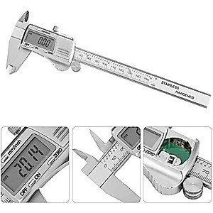 TIST Digital LCD Vernier Stainless Steel Caliper 150mm Micrometer Electronic Gauge