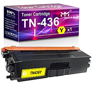 MM MUCH & MORE Compatible Toner Cartridge Replacement for Brother TN 436 TN-436 TN433 Yellow to use with HL-L8360CDW MFC-L8900CDW HL-L8360CDWT HL-L8260CDW MFCL8610CDW MFCL9570CDW Printers (1-Pack)