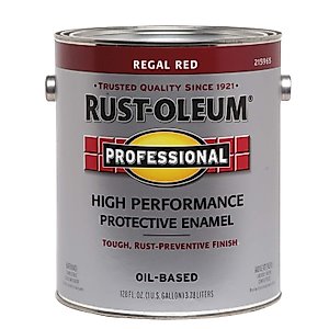 RUST-OLEUM 215965 Enamel Paint, 1 Gallon (Pack of 1), Regal Red, 128 Fl Oz