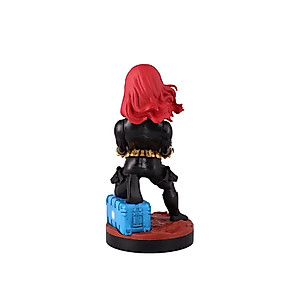 Exquisite Gaming: Marvel: Black Widow - Original Mobile Phone & Gaming Controller Holder, Device Stand, Cable Guys, Licensed Figure