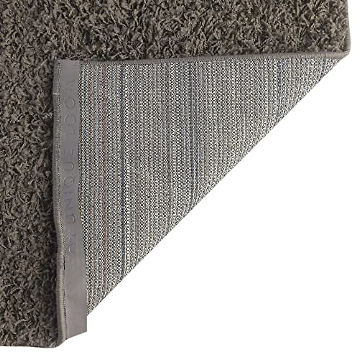 Rugs.com - Über Cozy Solid Shag Collection Rug – 9' x 12' Graphite Gray Shag Rug Perfect for Living Rooms, Large Dining Rooms, Open Floorplans