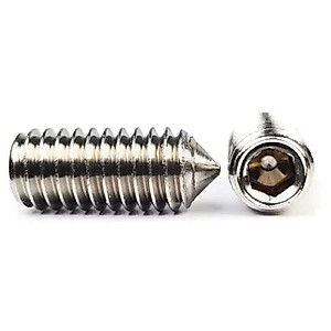 1/4"-20 Socket Set Screws Cone Point 304 Stainless Steel 1/4"-20 x 1/4" Qty 1000
