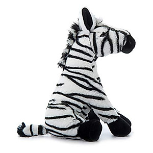 The Petting Zoo Zebra Stuffed Animal, Gifts for Kids, Wild Onez Zoo Animals, Zebra Plush Toy 12 inches
