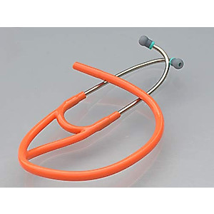 Compatible Replacement Tube by CardioTubes fits Littmann(r) MasterCardiologyI(r) and Littmann(r) Cardiology III(r) Stethoscopes - 7mm Binaurals Orange TUBING