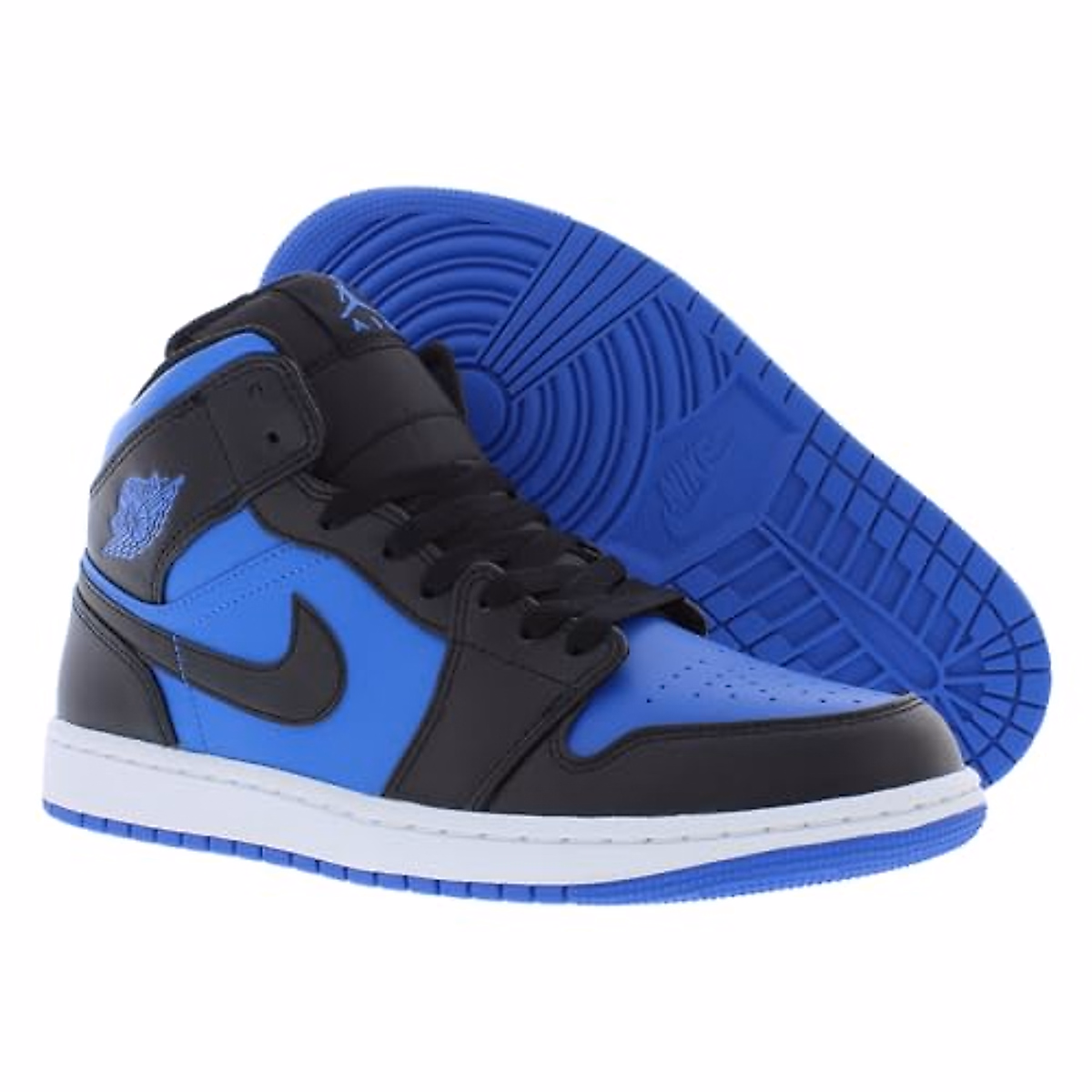 Nike Air Jordan 1 Mid Men's Shoes Black/Royal Blue-Black-White DQ8426-042 8