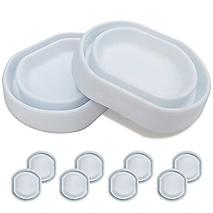 Bed Bug Interceptors | Bed Bug Interceptor Traps | Insect Trap, Monitor, and Detector for Bed Legs (White - 8 Pcs)