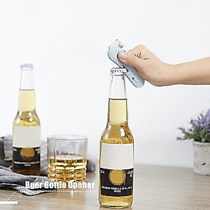 2 Pack 3-in-1 Magnet Nova Pop-open Cutter Mini Box Cutter with Safety Conceald Blade, Keychain Box Opener