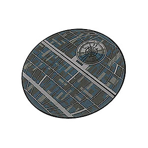 Ukonic Star Wars Galactic Empire Death Star Area Rug | 52-Inch Round Floor Rug