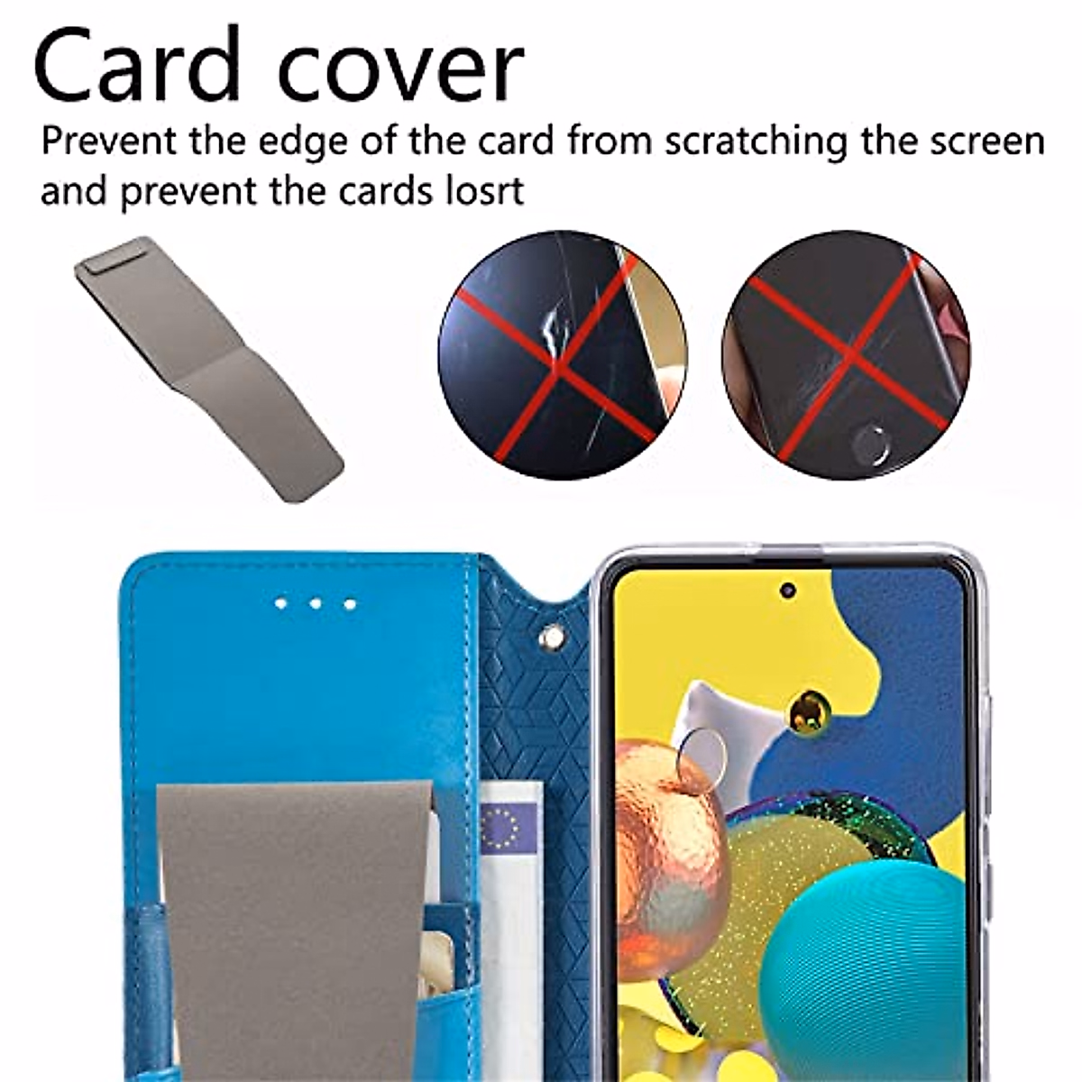 MTQLX Case for Oppo Reno2 z Wallet Case,Fashion Women Luxury Premium PU Leather Flip Protective Case Cover with [Long Lanyard],for Oppo Reno2 z- Purple