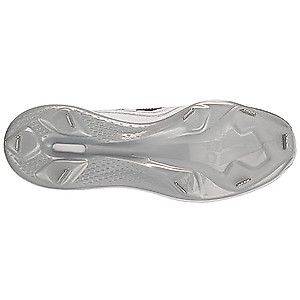 adidas Women's Adizero Purehustle 3 Elite Sneaker, White/Black/Silver Metallic, 11.5