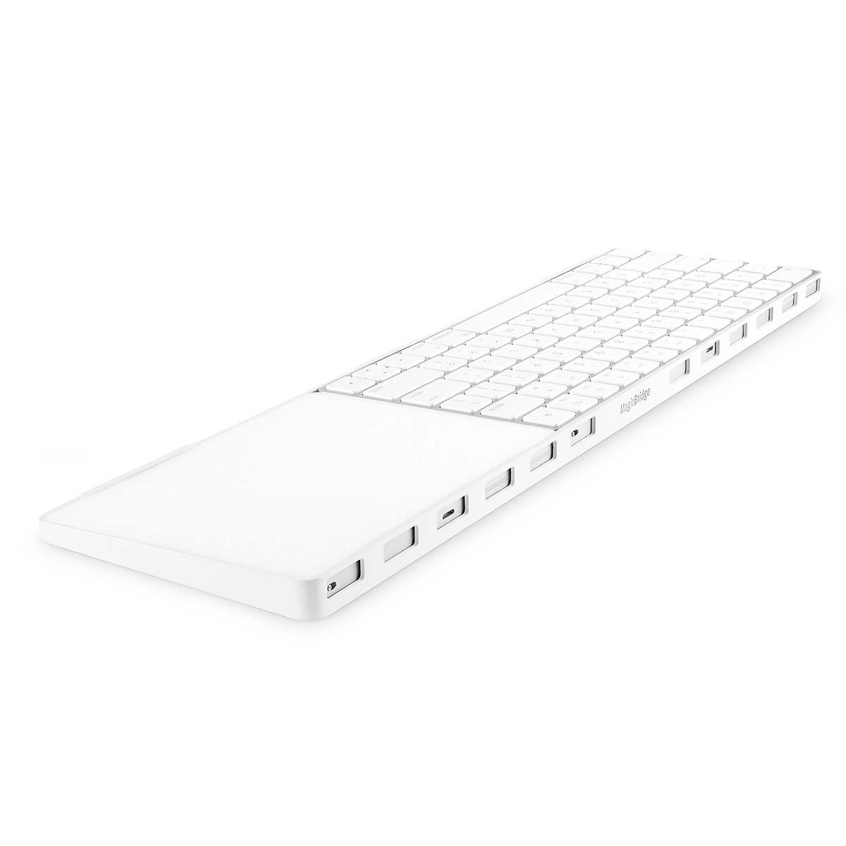 Twelve South MagicBridge | Connects Apple Magic Trackpad 2 to Apple Magic Keyboard Allowing Them to be one Unit for Desk or Lap use - Trackpad and Keyboard not Included