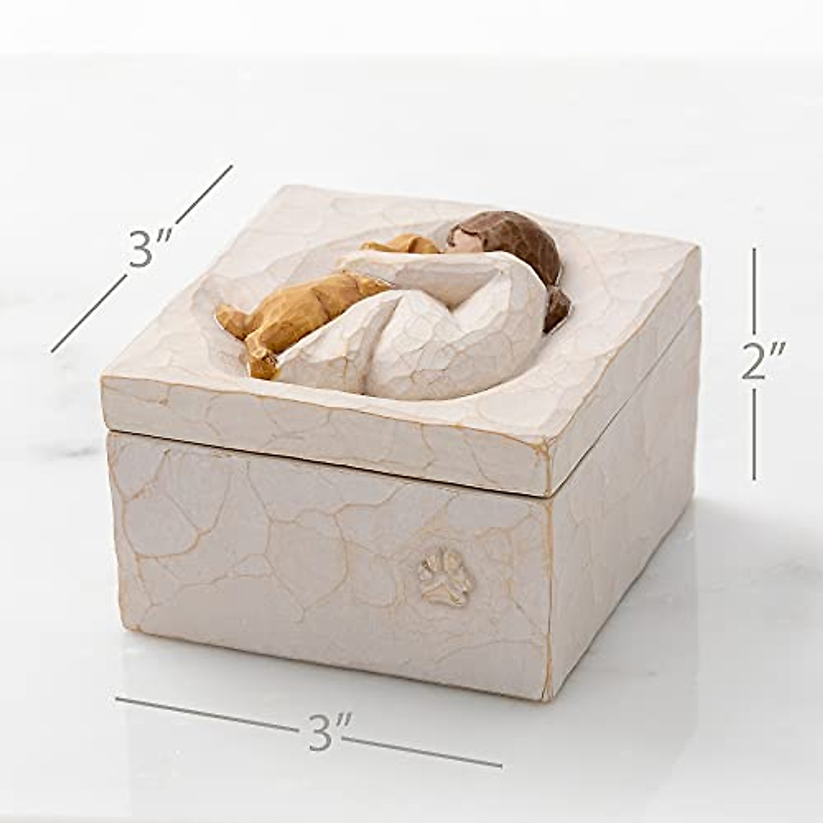 Willow Tree True, sculpted hand-painted keepsake box