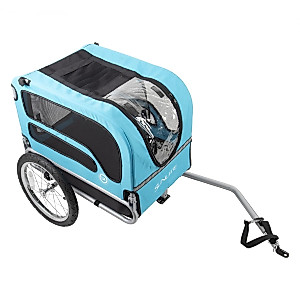 Sunlite Pet Trailer - Black/Gray/Blue - PTS-5