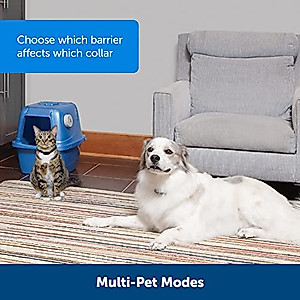 PetSafe Pawz Away Indoor Pet Barrier with Adjustable Range – Dog and Cat Home Proofing – Static Correction – Wireless Pet Gate Keeps Areas Off Limits – Battery-Operated – For Pets 5 lbs. and Up
