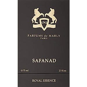 PARFUMS DE MARLY - Safanad - 2.5 Fl Oz - Parfum For Women - Top notes Orange, Pear, Petitgrain Essence - Heart notes Ylang-Ylang, Orange Blossom, Jasmine Sambac Absolute - Base notes Amber - 75ml