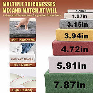 Custom Size Bench Cushion - Personalized Size Non-Slip Bench Pads, Indoor Bay Window Cushion, Sofa Renovation Cushion,Outdoor Garden Patio Cushion