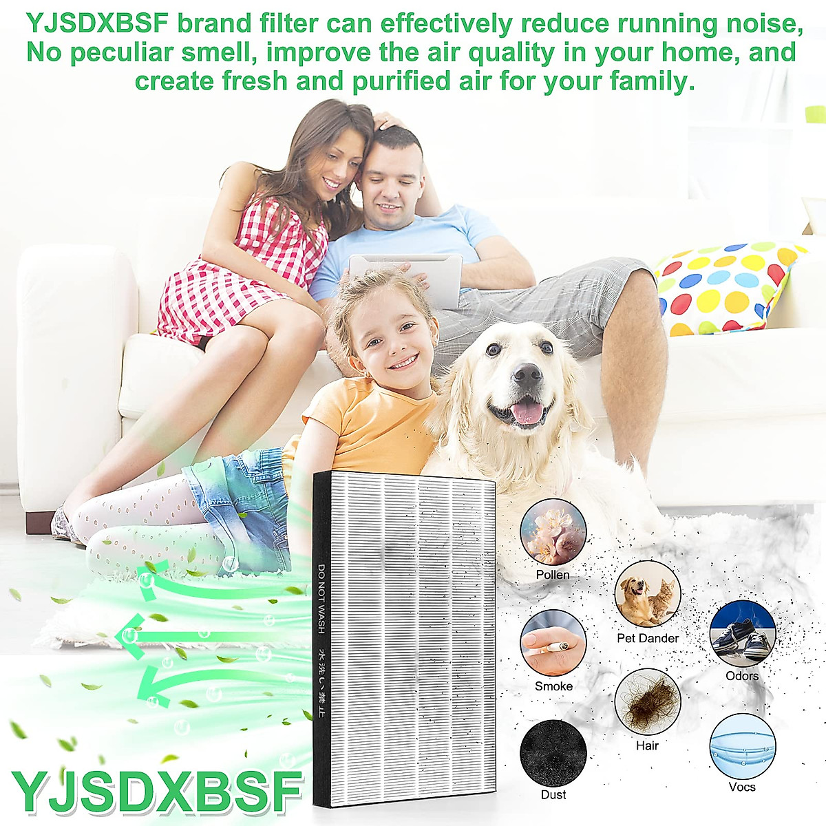 2 pack cartridge with Sharp air purifier replacement filter compatible with KC-860U filter, parts FZ-C150DFU compared