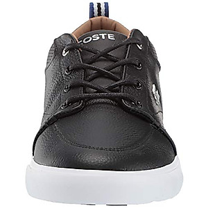 Lacoste Men's Bayliss Sneaker, Black//White, 10.5 Medium US