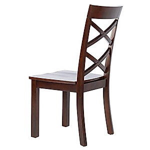 Safavieh Home Collection Ainslee Brown 18-inch Dining Chair (Set of 2)