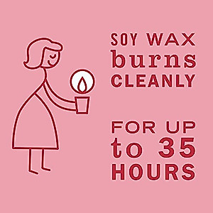 Mrs. Meyer's Soy Aromatherapy Candle, 35 Hour Burn Time, Made with Soy Wax and Essential Oils, Peppermint, 7.2 oz