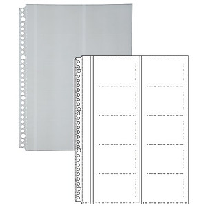 King Jim 37SPD-20 Business Card Holder, A4 Size, Vertical, Simply, Replaceable Type, A4 Vertical