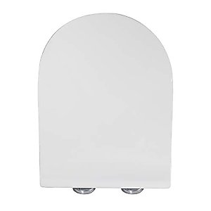 Elongated U Shape Toilet Seat For WinZo WZ5080, Soft Close Quick Release Desgin, PP Plastic White