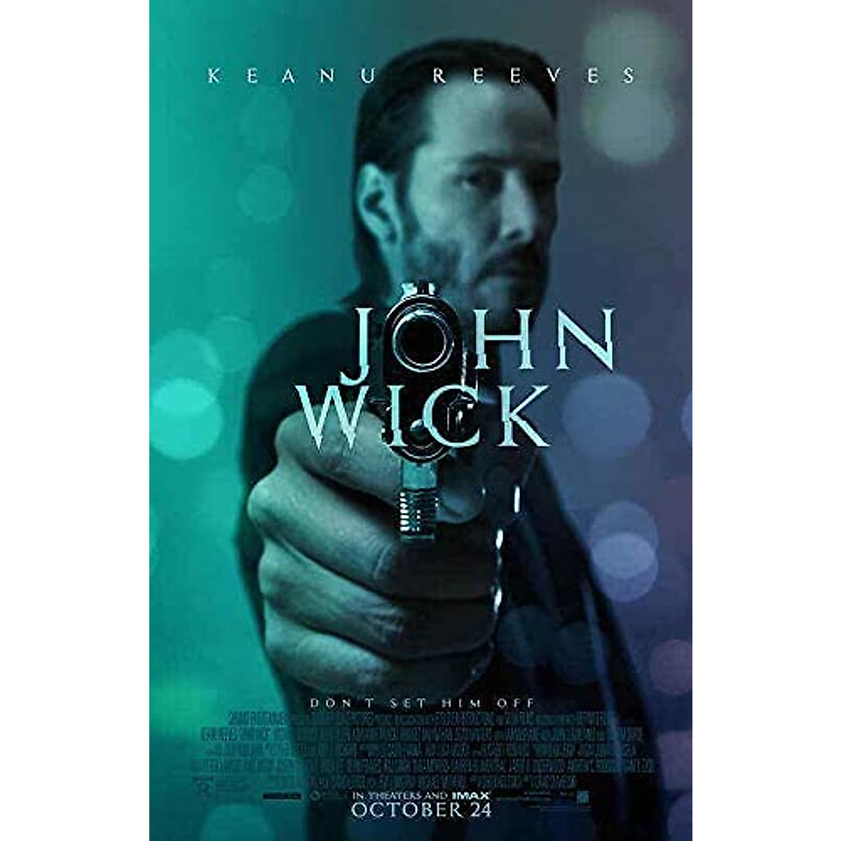 John Wick Poster Print Wall Art Movie Poster Print Wall Art, 11x17 (28x43cm)